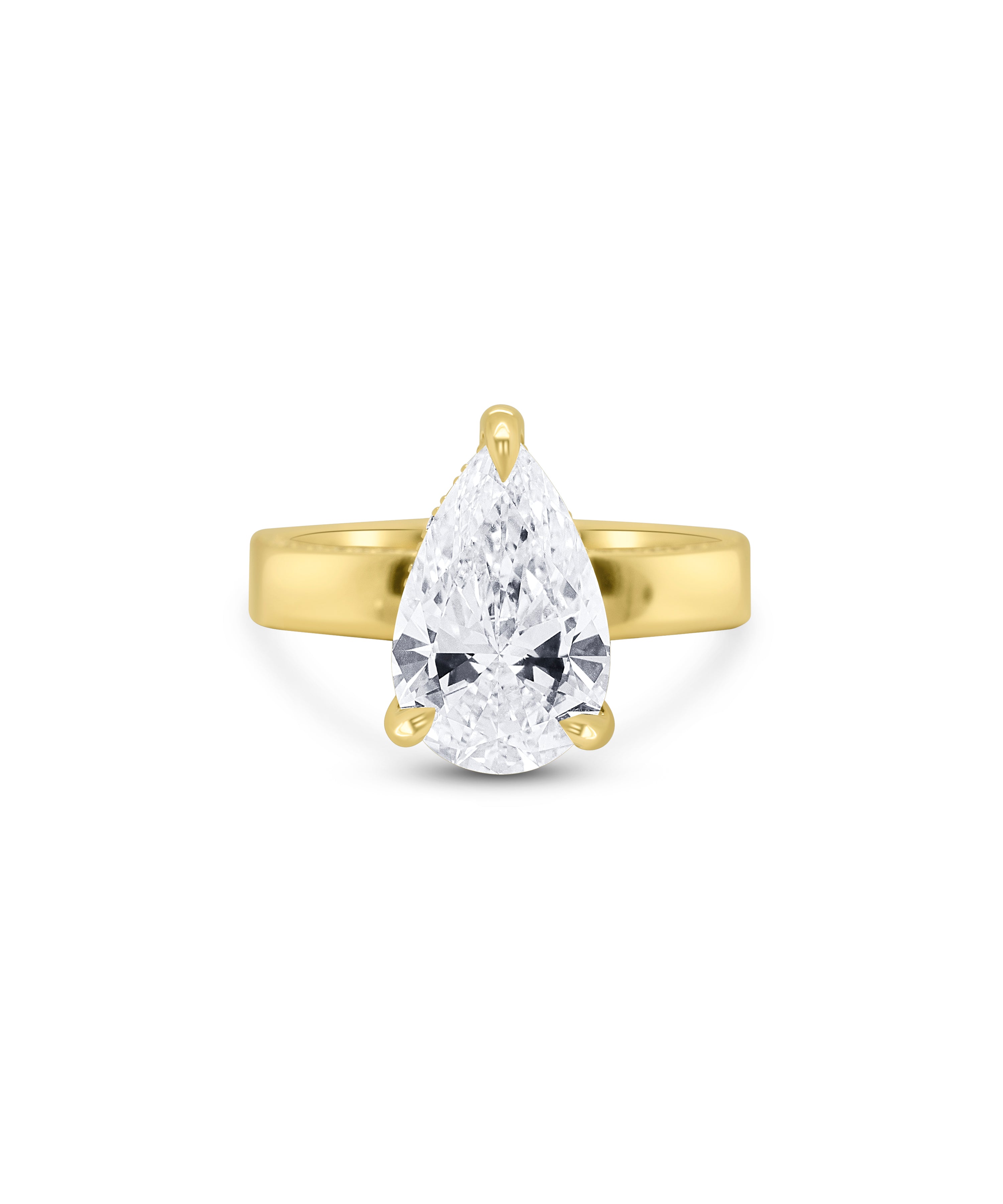 Pear Cut with Boston Diamond Cigar Band – Boston Diamond Company