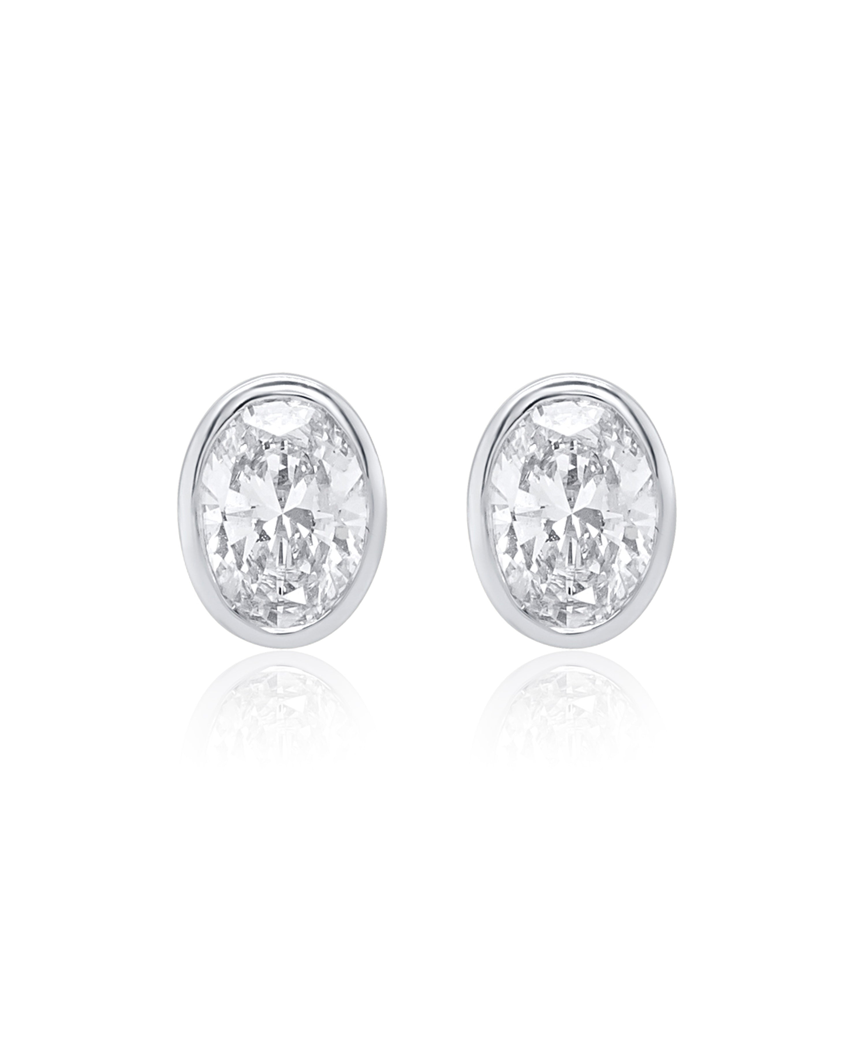 Oval Diamond Studs – Boston Diamond Company